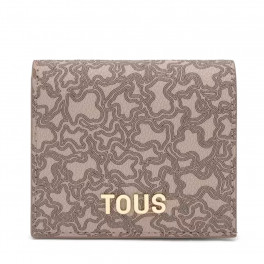 Kaos Mini Lines small taupe wallet - Sabina