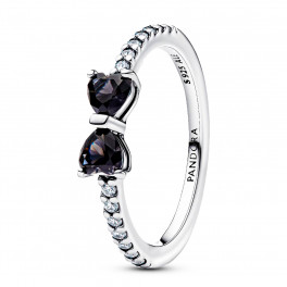 Sparkling Black Bow Ring - Pandora - Trenfit