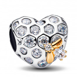 Pingente Bridgerton Favo de Mel e Abelha 764332C01 - Pandora - Trenfit