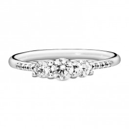Marchen Glitzerring aus Sterlingsilber 196242CZ