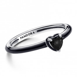ANNEAUX PANDORA PANDORA BAGUE COEUR CHAKRA NOIR ME 193088C01