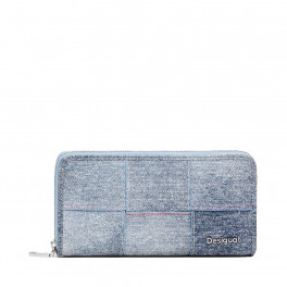 Braided denim effect purse - Sabina